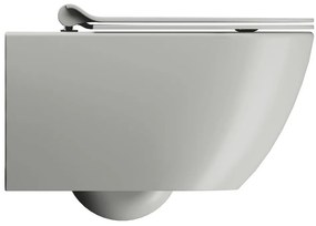 GSI GSI, PURA závěsná WC mísa, Swirlflush, 36x55cm, Cenere dual-mat, 881517