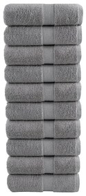 Prémiové mycí utěrky SOLUND 10 ks šedé 30x30 cm 600 g/m² 137301