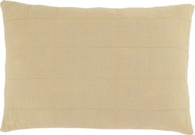 Patelově žlutý povlak na polštář s opraným vzhledem Aix Vintage – 60*40 cm