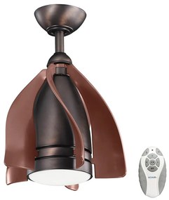 Elstead Kichler KLF-TERNA-15-BB-LED Stmívatelný stropní ventilátor TERNA LED/10W/230V+DO KLF-TERNA-15-BB