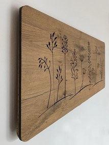 Li-Go "Louka" světelný obraz 230V 90x40 cm provedení povrchu: dub světlý