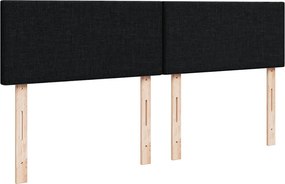 Box spring postel s matrací černá 140 x 190 cm textil 3287446