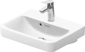 Duravit No.1 - Umyvátko do nábytku, 1 otvor pro armaturu propíchnutý 450 x 350 mm, bílá 07434500002