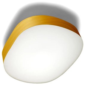 Designové nástěnné či stropní svítidlo z dřevěné dýhy Guijarro GX53  Designové nástěnné či stropní svítidlo z dřevěné dýhy Guijarro GX53 Dekor: Žlutý,…