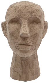 Villa Collection Figurka Hlava Talvik Greybrown 30cm