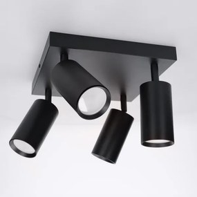 BRILAGI - Bodové svítidlo SELE SQUARE 4xGU10/30W/230V černá