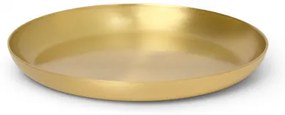 Basho Tray Round Brass Ferm Living