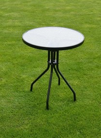 Zahradní stolek Salem se skleněnou deskou