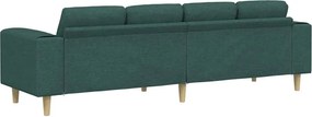 Pohovka do obývacího pokoje Tmavě zelená 250 x 77 x 76 cm 3335085