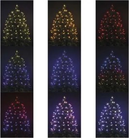 Vánoční osvětlení EMOS GoSmart (WiFi) D4ZR01 80LED řetěz 8m RGB 64 programů s časovačem