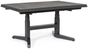 BIZZOTTO Rozkládací zahradní stůl ROBERT 143/183x88 cm černý 0663349