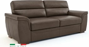 Kožená pohovka ROSSO II 3P, červenohnědá (rose brown 328)