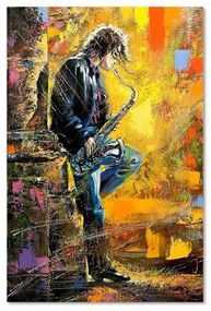 Gario Obraz na plátně Hudebník se saxofonem Rozměry: 40 x 60 cm