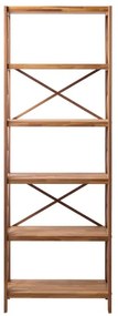 Designový regál Walworth 198 cm přírodní dub