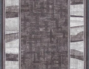 Associated Weavers, Protiskluzový běhoun na míru Linea 97, šíře 80 cm, šedá, chodba / předsíň