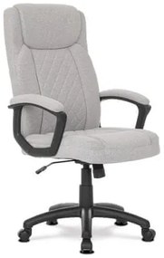 Autronic Kancelářská židle Židle kancelářská, šedá látka, plastový kříž (KA-Y388 SIL2)