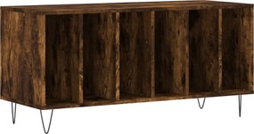 vidaXL Skříňka na LP desky 100x38x48 cm kompozitní dřevo [831754] Barva: Černá