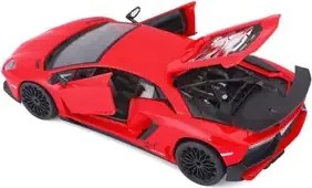 Bburago Plus Lamborghini Aventador LP 750-4 SV Red / měřítko 1:24