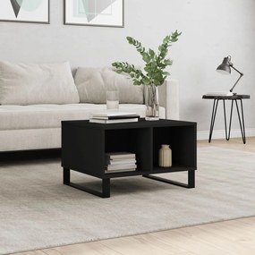 vidaXL Konferenční stolek černý 60x50x36,5 cm kompozitní dřevo