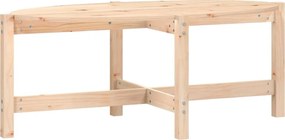vidaXL Konferenční stolek 118 x 63 x 45 cm masivní borové dřevo [822317] Barva: Černá