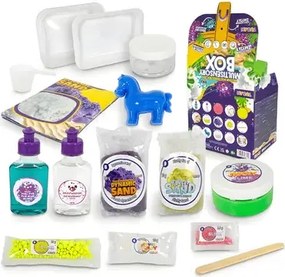 Multisenzorický box / Senzorická sada / Sliz, písek, umělý sníh / od 6