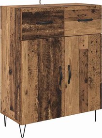 Vysoký bufet Staré dřevo 69,5 x 34 x 90 cm Kompozitní dřevo 3402693