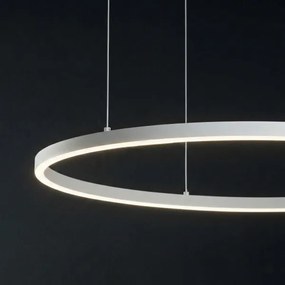 Ideal Lux - LED Lustr na lanku ORACLE SLIM LED/83W/230V 4000K pr. 150 cm bílá