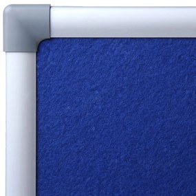 Textilní nástěnka SICO 90 x 60 cm, modrá