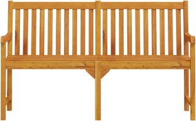 Zahradní lavice 150 cm masivní akáciové dřevo 316611