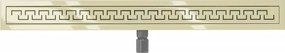 Mexen Flat M15 nerezový sprchový žlab 80 cm, zlatá, 1524080-15