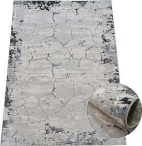 BE Koberec Allianz 6308 GREY - šedý obdélníkový Rozměr: 60x100 cm