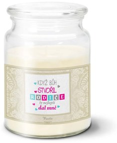 Sablio Svíčka Když Bůh stvořil rodiče - 500 g