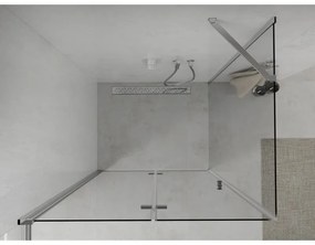 Mexen Lima sprchový kout 80x100cm, 6mm sklo, chromový profil-čiré sklo, 856-080-100-01-00