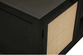 Černý TV stolek 120x52x38 cm Sherman – Premier Housewares