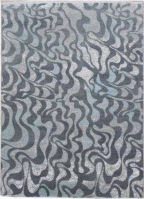 Ručne viazaný kusový koberec Diamond DC-M1 Grey / aqua, 365x457, šedá, chodba / predsieň, Diamond Carpets India