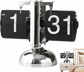 Stojící Mechanické Stolní Hodiny Retro Flip Clock Vintage Klapky