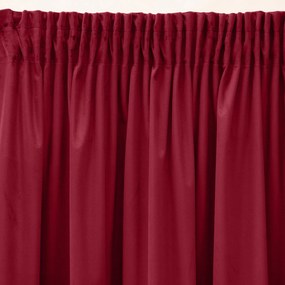 ZATEMŇOVACÍ ZÁVĚS NA PÁSCE PIERRE CARDIN SIBEL 140 X 270 CM BORDOVÁ