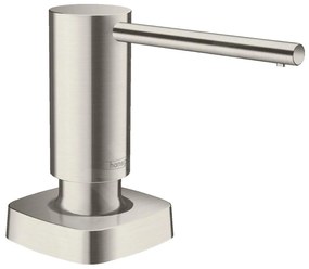 HANSGROHE Hansgrohe, příslušenství, dávkovač mycích prostředků A71, 500 ml, nerezová, HAN-40468800
