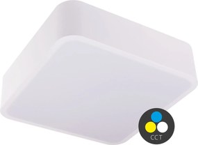 T-LED Bílé LED stropní svítidlo hranaté 400x400mm 36W CCT 105449