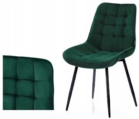 Čalouněná židle,53x43x85,více barev Barva: smaragdově zelená