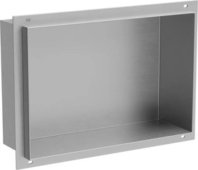 Mexen X-Wall-NR nástěnná police bez límce 30 x 20 cm, inox - 1911302010