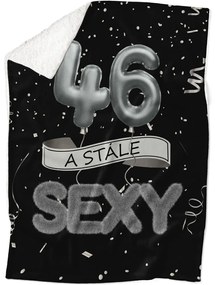 Deka Stále sexy – Černá (věk: 46, Podšití beránkem: ANO)