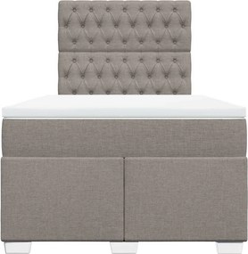 Box spring postel s matrací taupe 120x190 cm textil 3290438