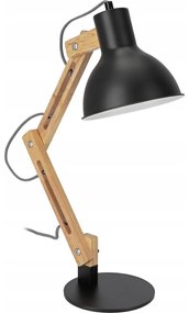 Stolní lampa 1xE27/40W/230V černá