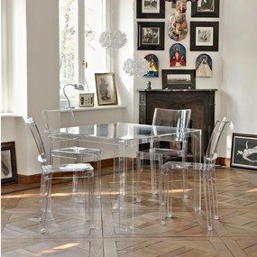 Kartell - Stůl Invisible Table - 100x100 cm