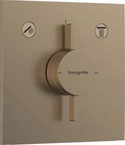 Hansgrohe DuoTurn E sprchová a vanová baterie bez podomítkového tělesa kartáčovaný bronz 75417140