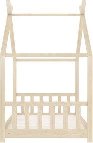 Rám dětské postele masivní borovice 70 x 140 cm 283364