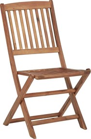 vidaXL Skládací zahradní židle s poduškami 6 ks masivní akáciové dřevo [3065503] Barva: antracitová