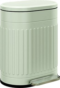 HOMCOM odpadkový koš 20 l s víkem a nožním pedálem – vyjímatelný vnitřní kbelík, tlumené zavírání – zelený, 36,5 x 31,2 x 45 cm