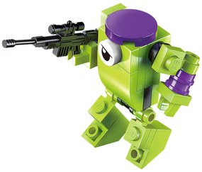 Qman Hyperfunction Tactical Unit 2101-5 Robot Troops 3v1